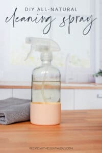 DIY All-Natural Cleaning Spray - Recipes with Essential Oils