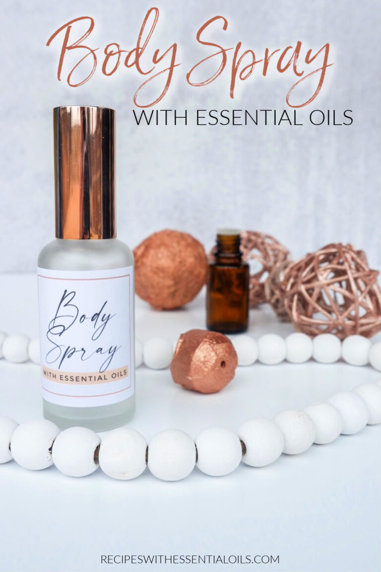 Body Spray with Essential Oils - Recipes with Essential Oils