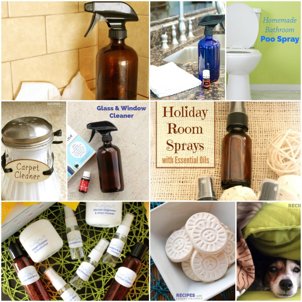 Household Cleaning Gift Basket - Recipes with Essential Oils