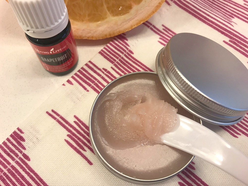 Pink Grapefruit Lip Scrub - Recipes with Essential Oils